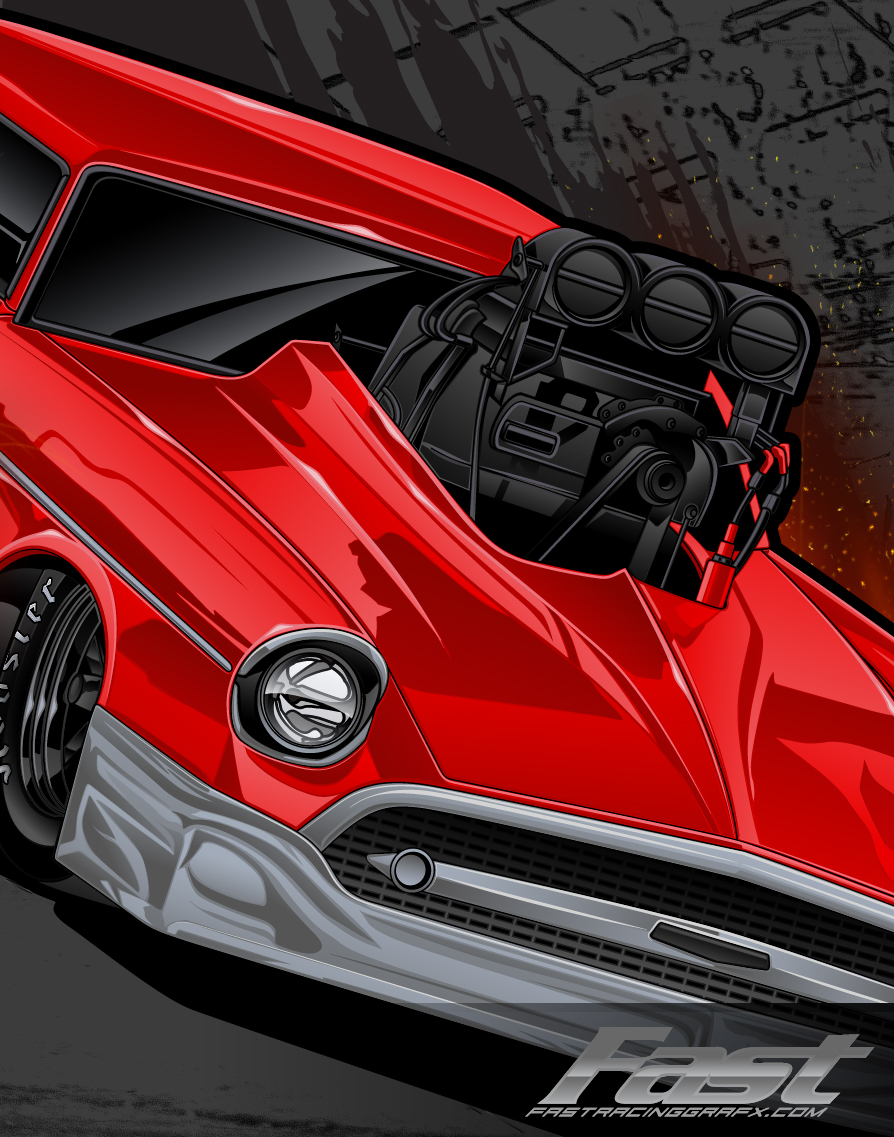 Dragster #1 | Fast Racing Grafx