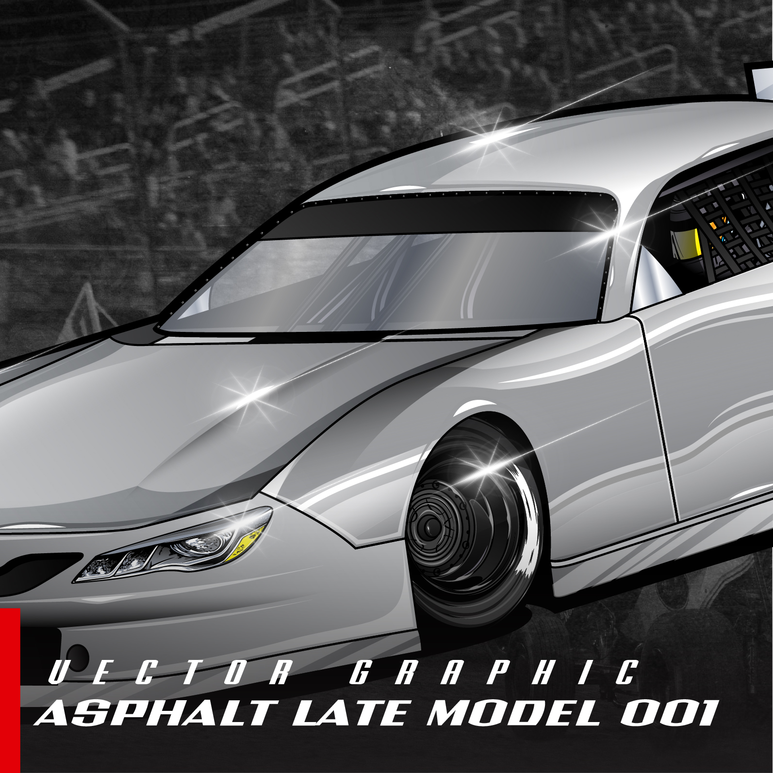 Pavement Late Model 001 | Fast Racing Grafx