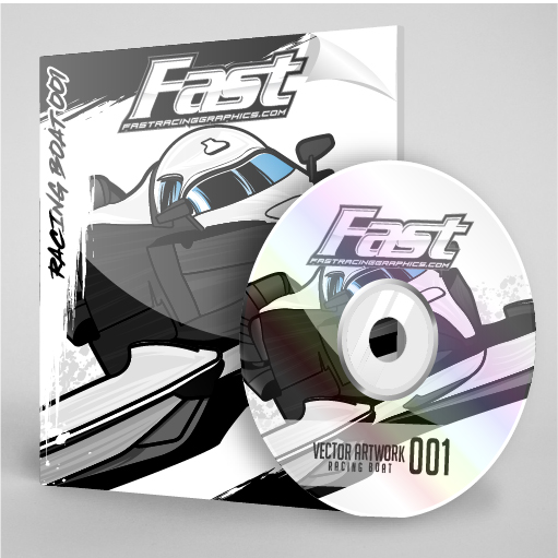 Racing Boat 001 | Fast Racing Grafx