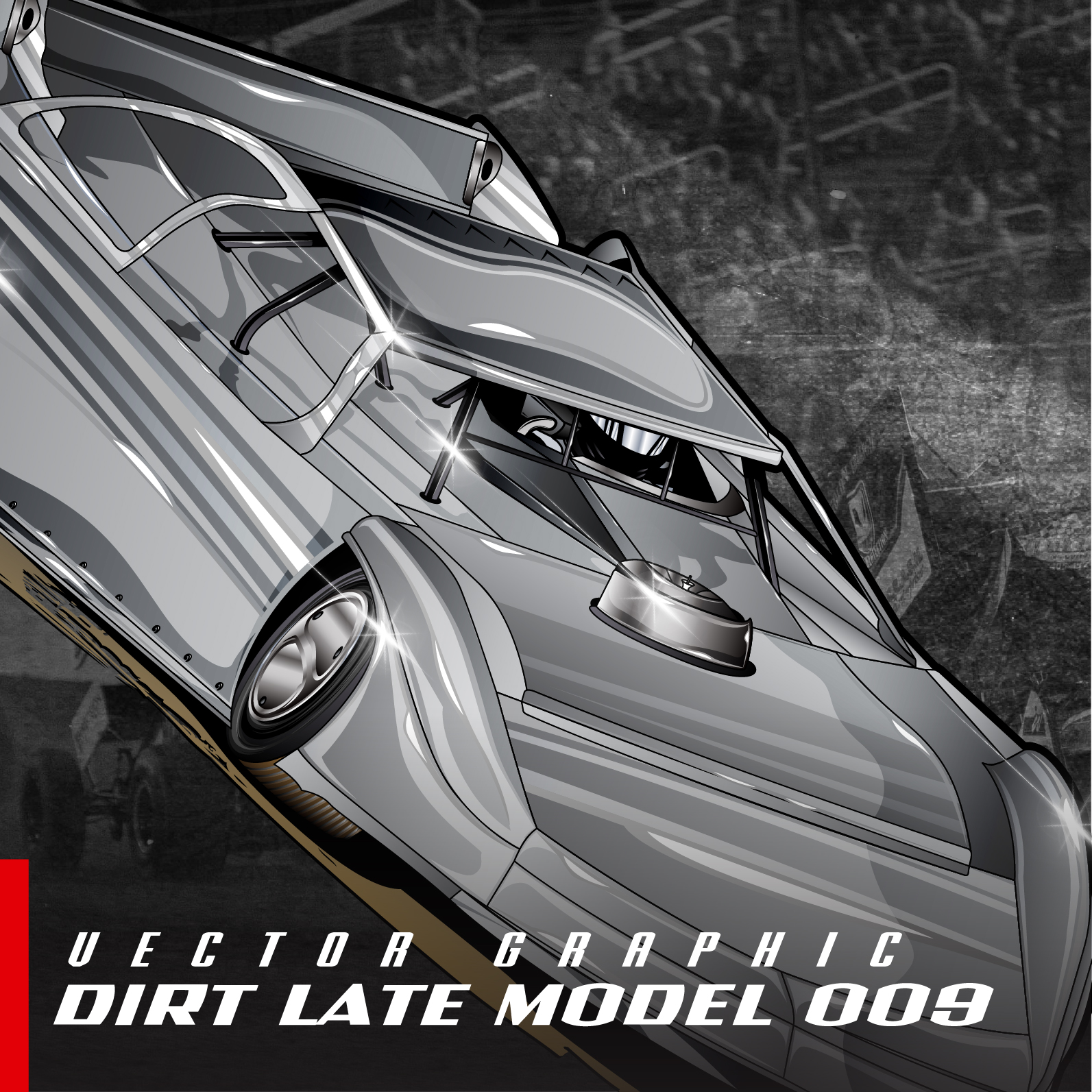 Dirt Late Model 009 | Fast Racing Grafx