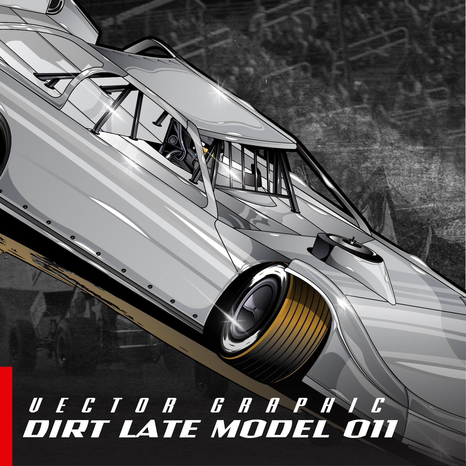 Dirt Late Model 011 | Fast Racing Grafx