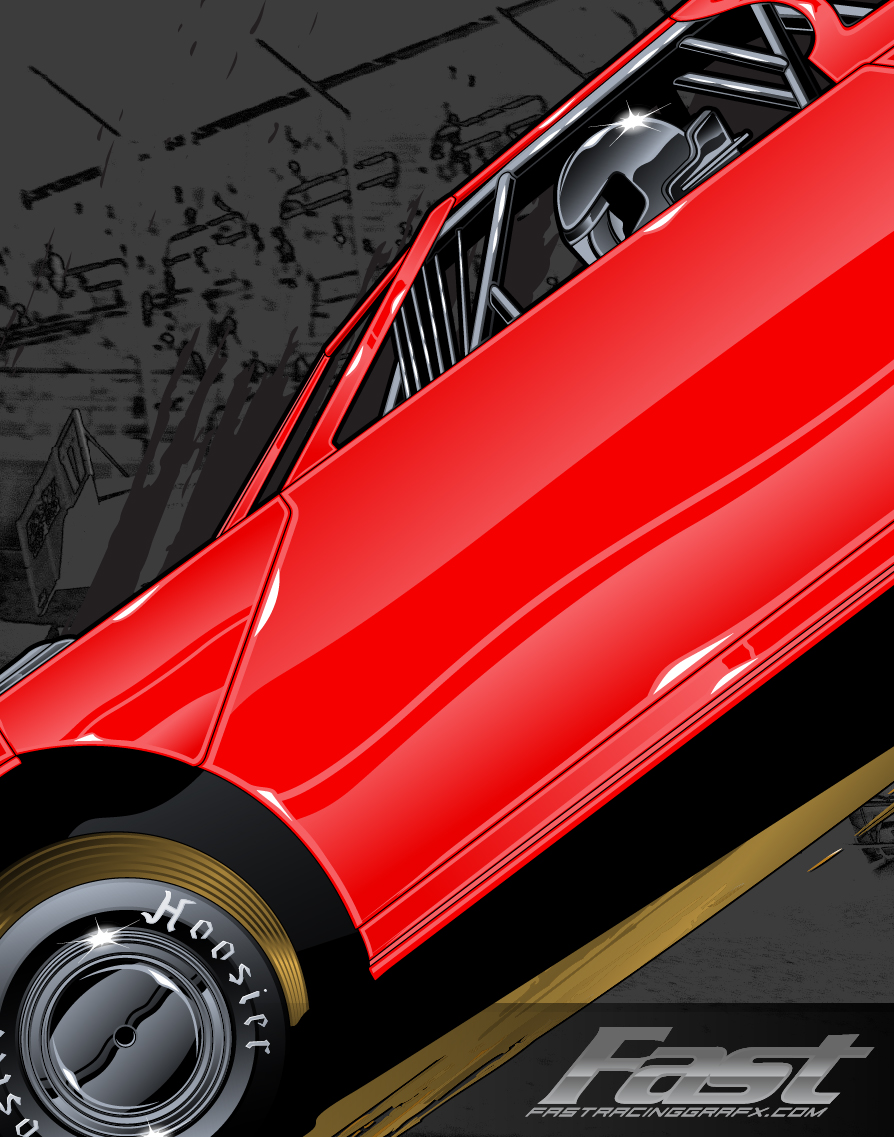 Dirt Late Model #26 | Fast Racing Grafx