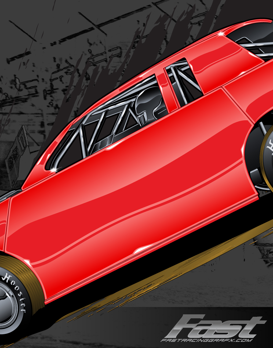Dirt Street Stock #14 | Fast Racing Grafx