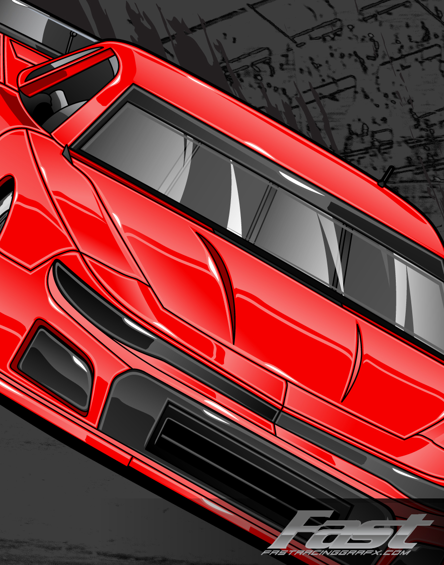 Pavement Late Model #7 | Fast Racing Grafx