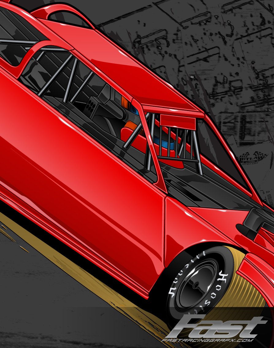 Dirt Late Model #30 | Fast Racing Grafx