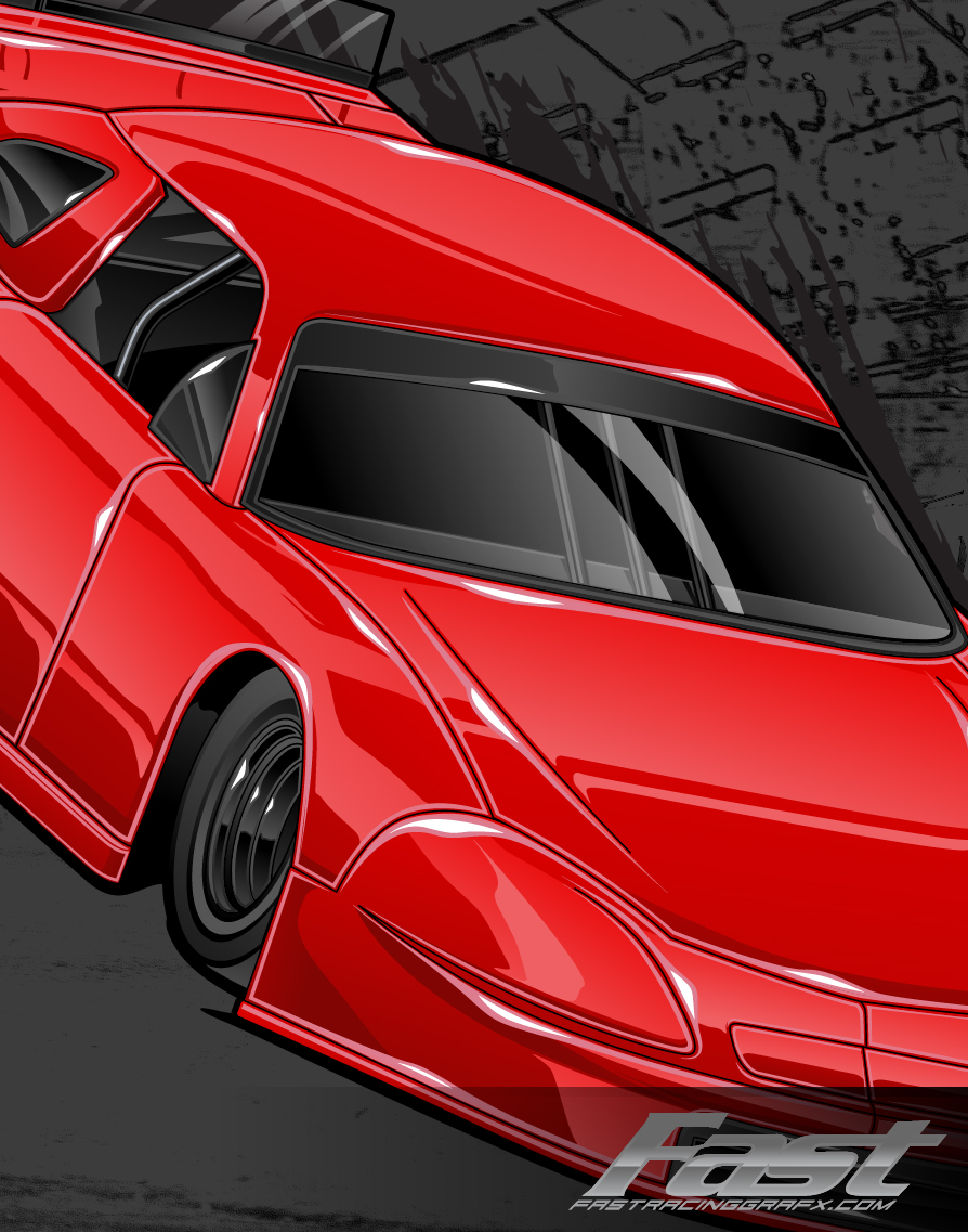 Pavement Late Model #12 | Fast Racing Grafx