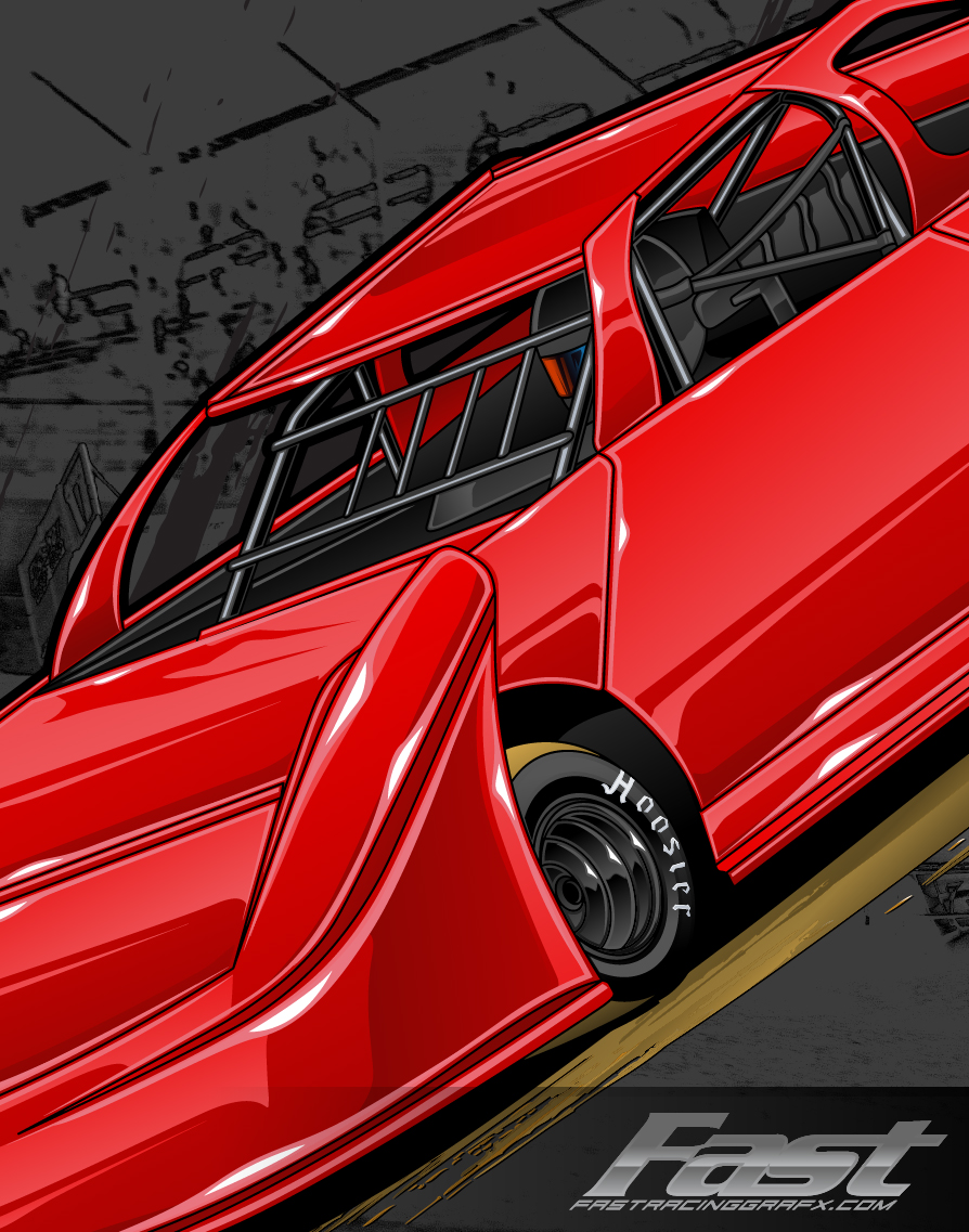 Sharp Mini Late Model #1 | Fast Racing Grafx