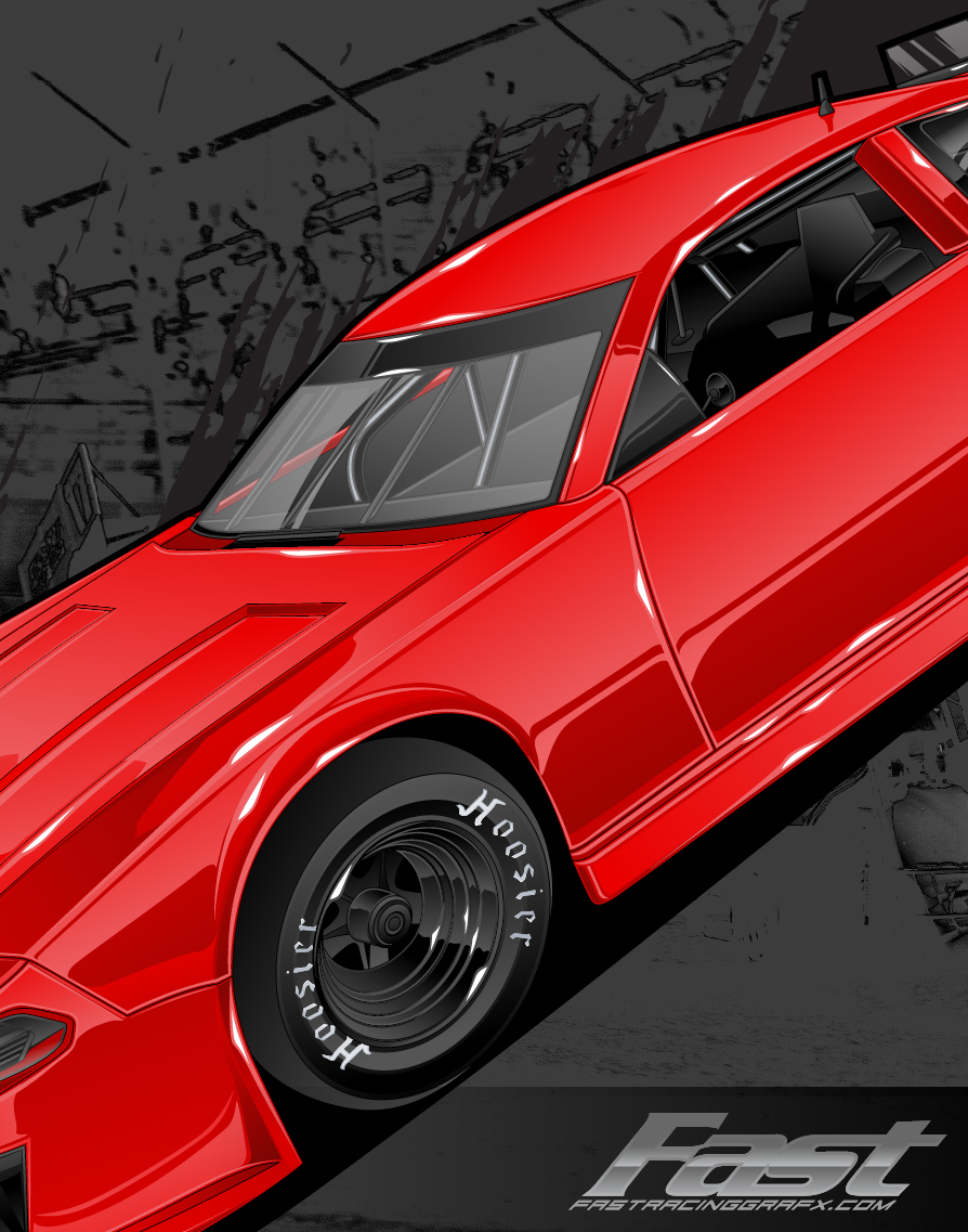 Pavement Late Model #13 | Fast Racing Grafx