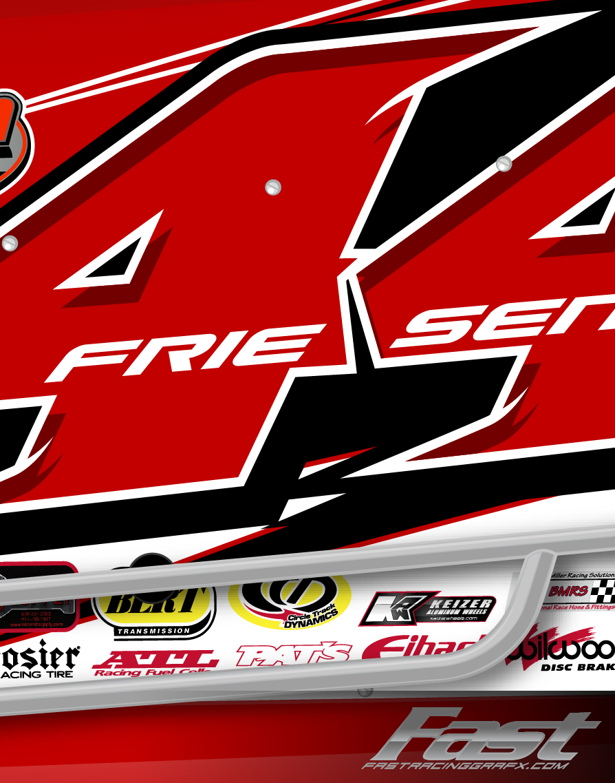 Stewart Friesen Red Edition 2019 | Fast Racing Grafx