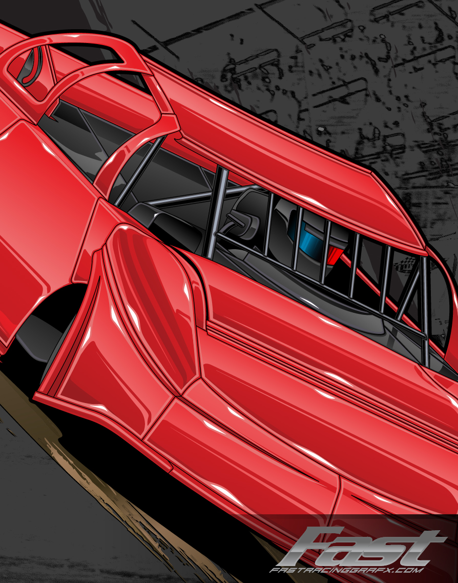 Sharp Mini Late Model #2 | Fast Racing Grafx