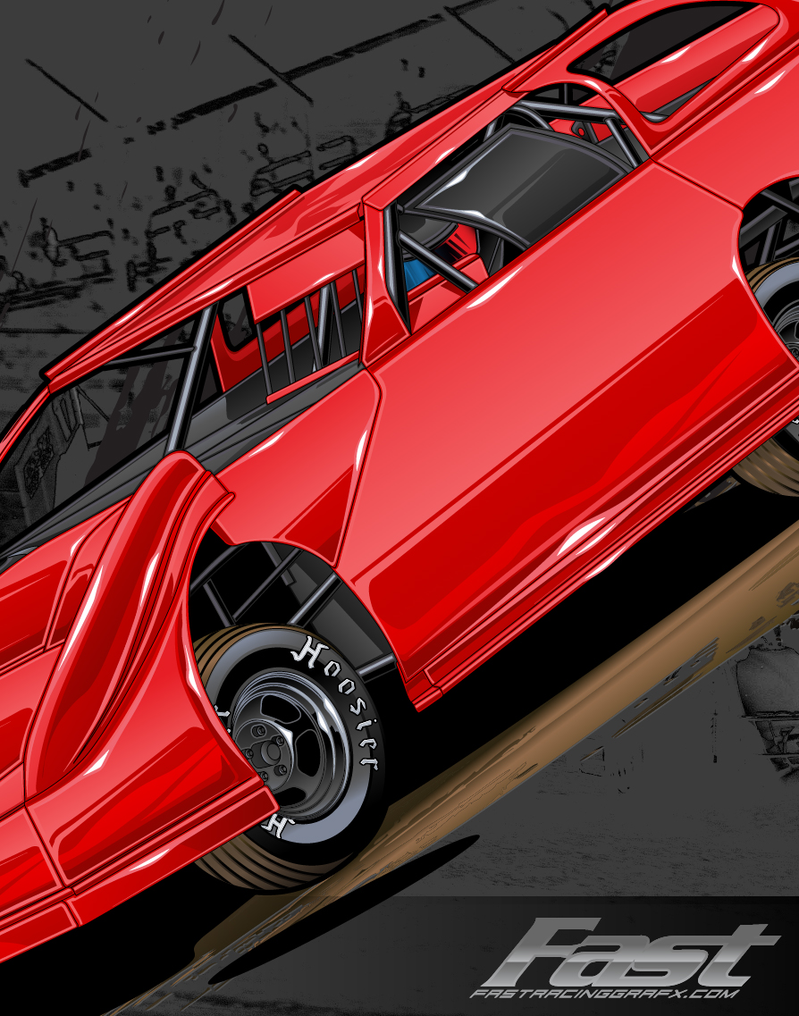 Sharp Mini Late Model #3 | Fast Racing Grafx