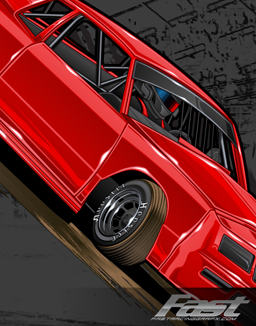 Dirt Street Stock #24 | Fast Racing Grafx