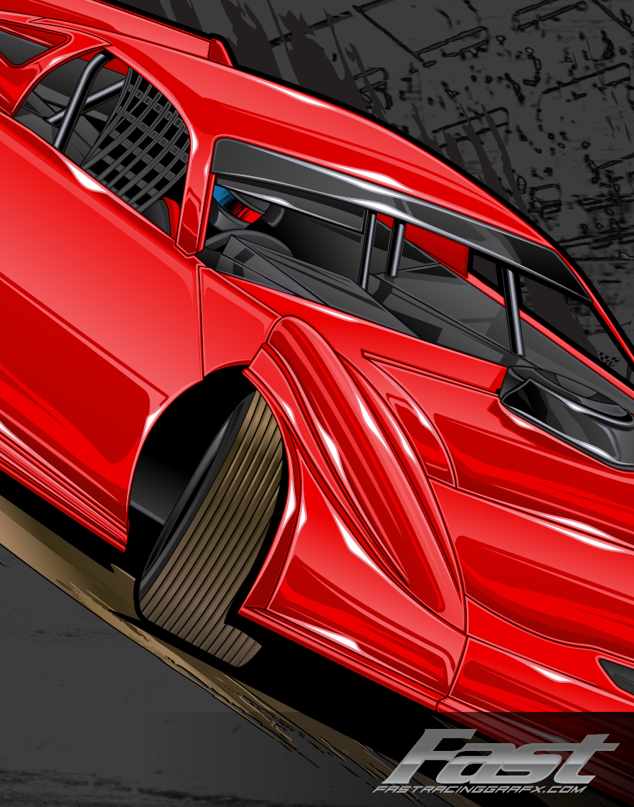 Super Sedan #4 | Fast Racing Grafx