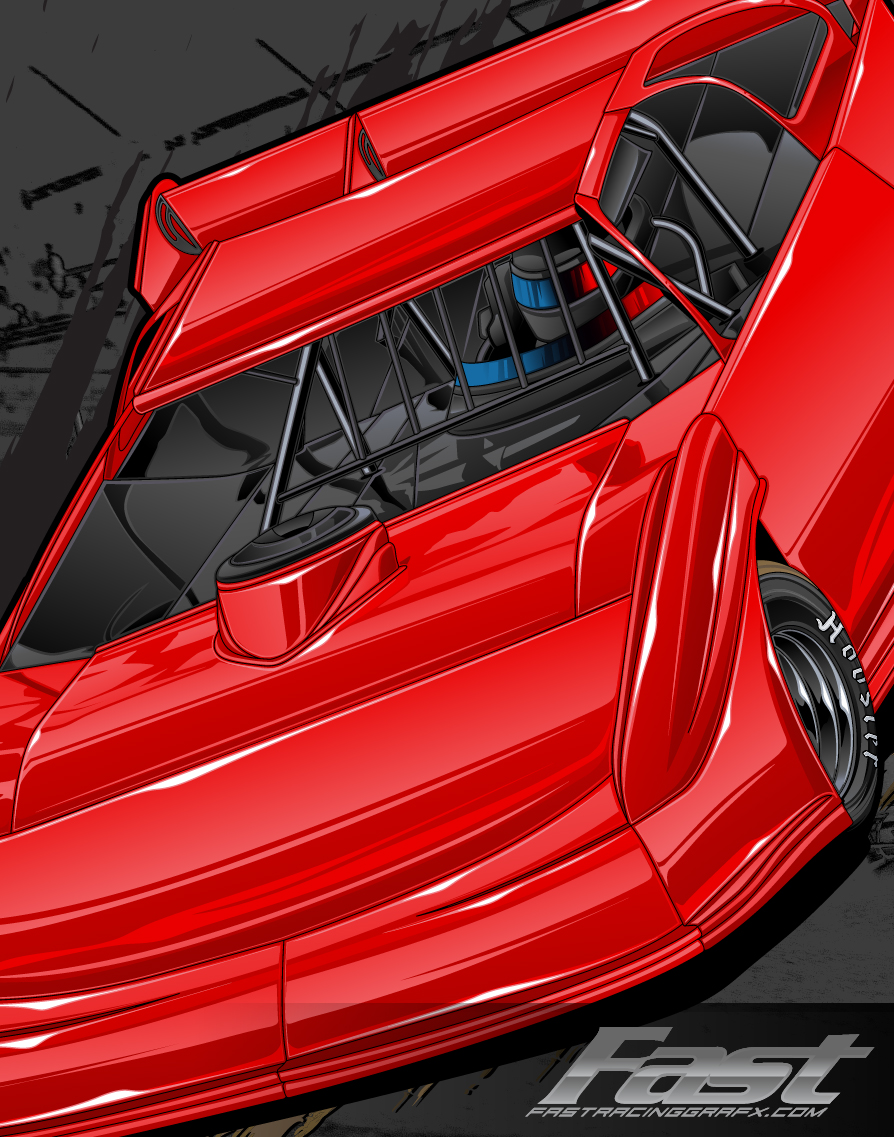 Dirt Late Model #38 | Fast Racing Grafx