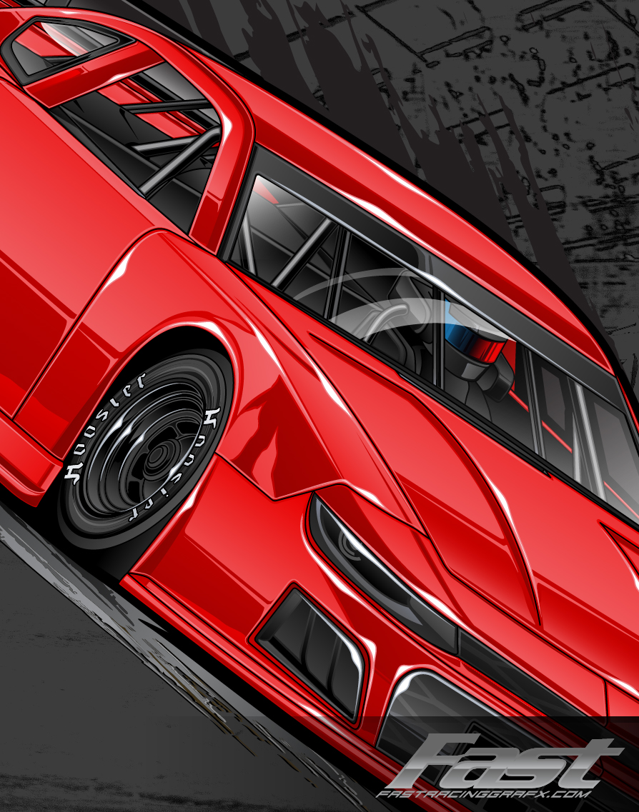 Pavement Late Model #19 | Fast Racing Grafx