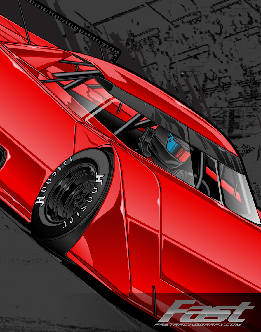 Outlaw Late Model #5 | Fast Racing Grafx
