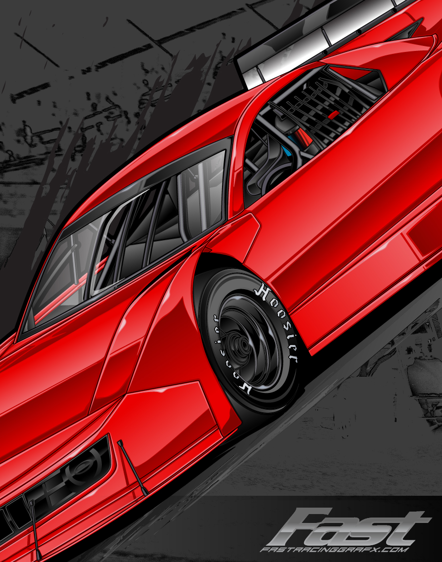 Outlaw Late Model #6 | Fast Racing Grafx