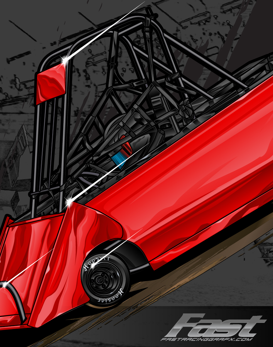 Mini Wedge #3 | Fast Racing Grafx