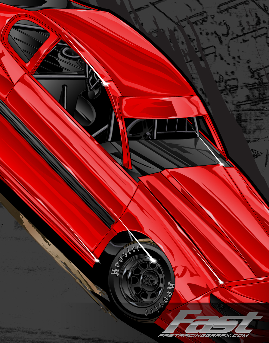Dirt Street Stock #49 | Fast Racing Grafx