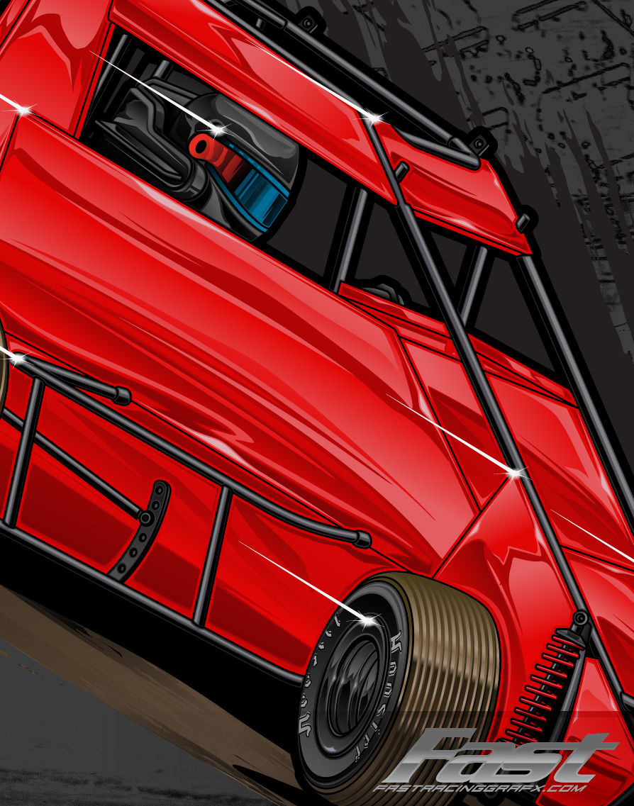 Dirt Midget #9 | Fast Racing Grafx
