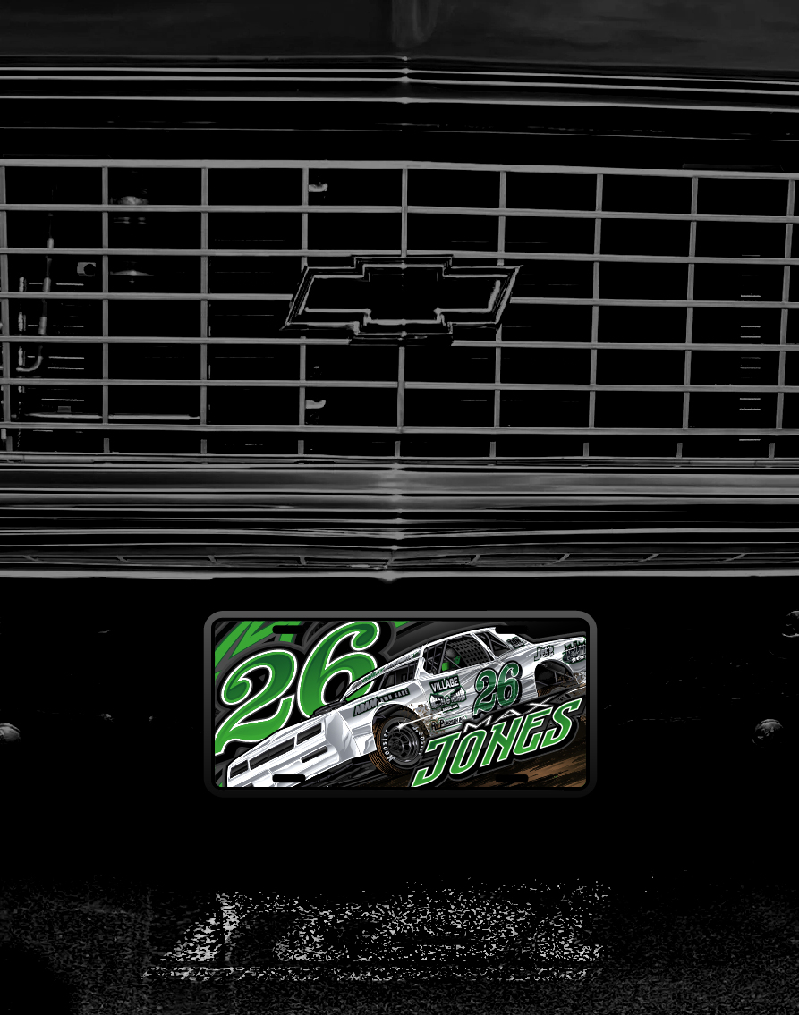 Custom License Plate | Fast Racing Grafx