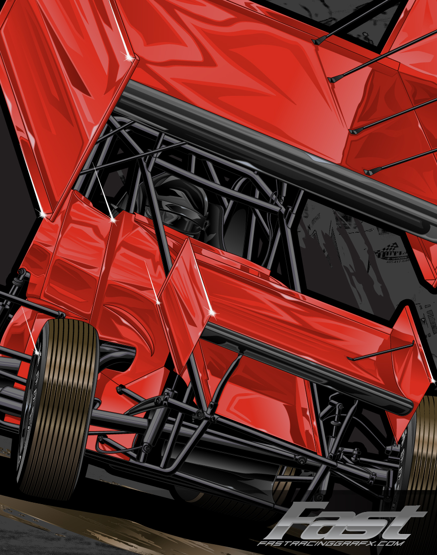 Dirt Sprint Car #29 | Fast Racing Grafx