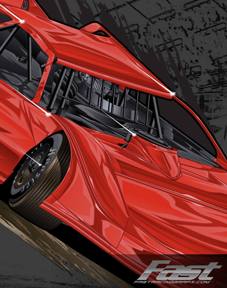 Dirt Late Model #56 | Fast Racing Grafx