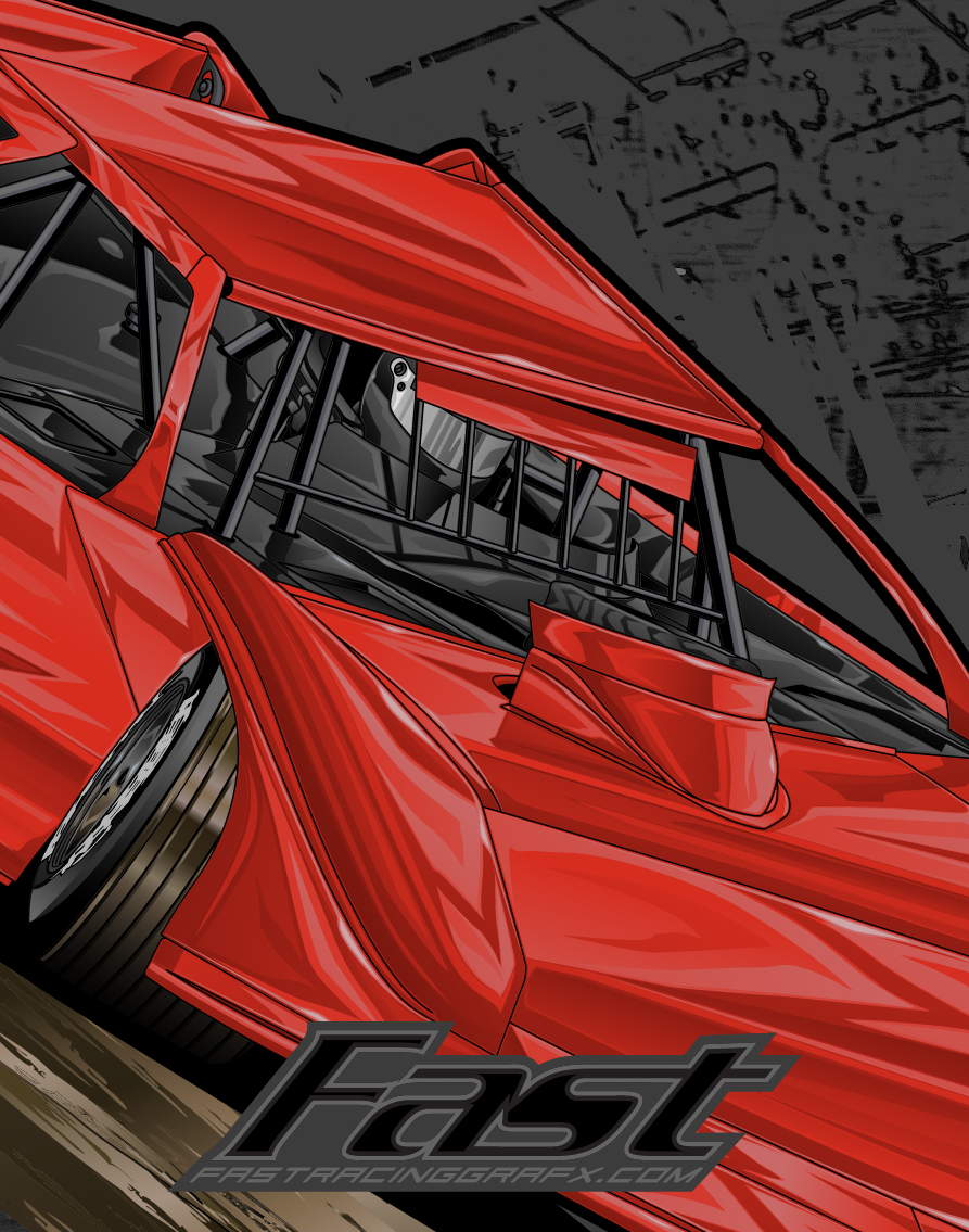 Dirt Late Model #57 | Fast Racing Grafx