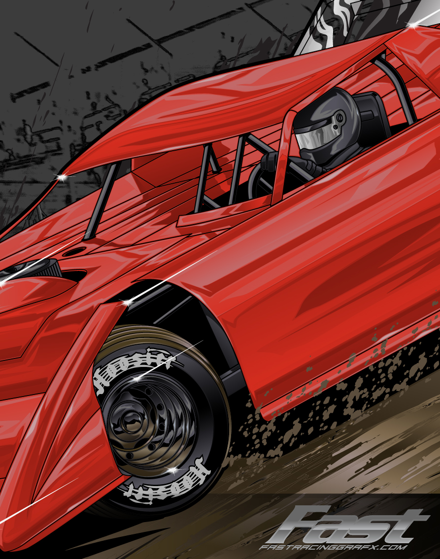 Dirt Late Model #59 | Fast Racing Grafx