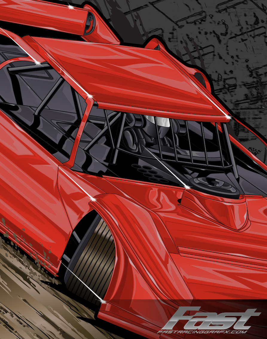 Dirt Late Model #60 | Fast Racing Grafx